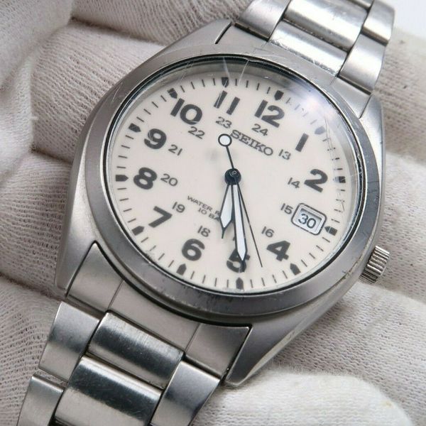 Seiko 7N42-8260 STAINLESS Mens Watch Japan | WatchCharts Marketplace