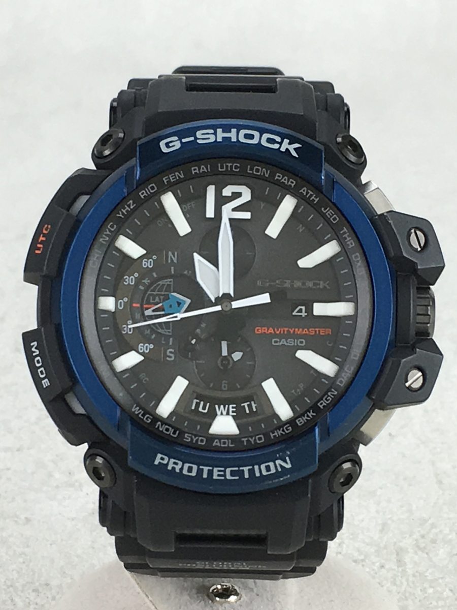 [Used] CASIO Gravity Master / Solar Watch / Digital / Rubber / Black ...