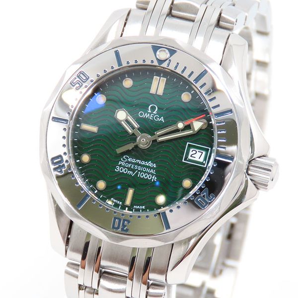 OMEGA Omega Seamaster 300 Jacques Mayol 1996 2584.41 Limited 1000 Green ...