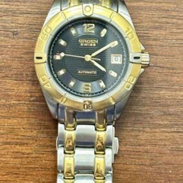 Vintage GRUEN Swiss Men’s Automatic Watch GSM015 25Jewels | WatchCharts ...