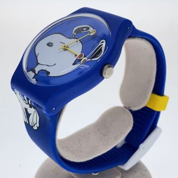 SWATCH Snoopy collaboration quartz watch rubber | WatchCharts Marketplace