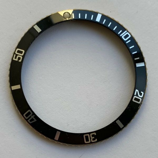 1950's Vintage Rolex Submariner ref.6536/1 6204 6205 Bezel Ring and ...