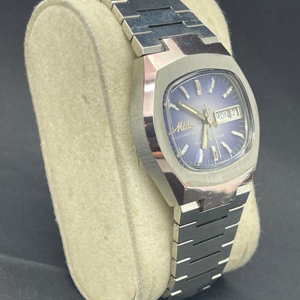 Vintage Mido Multi-Star Automatic Day/Date Watch Excellent Condition ...