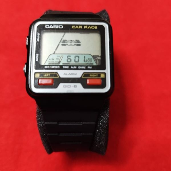 Orologio Casio GD-8 Car Race Game Watch Modulo 233 Japan ...