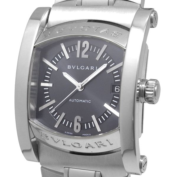 [Used] Bvlgari Assioma Men's Automatic Winding Automa Date AA44S SS ...
