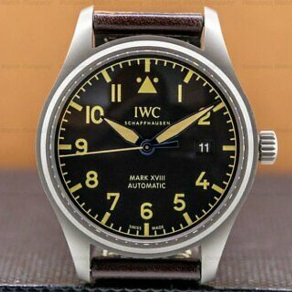 IWC IW327006 Mark XVIII Heritage Black Dial Titanium | WatchCharts