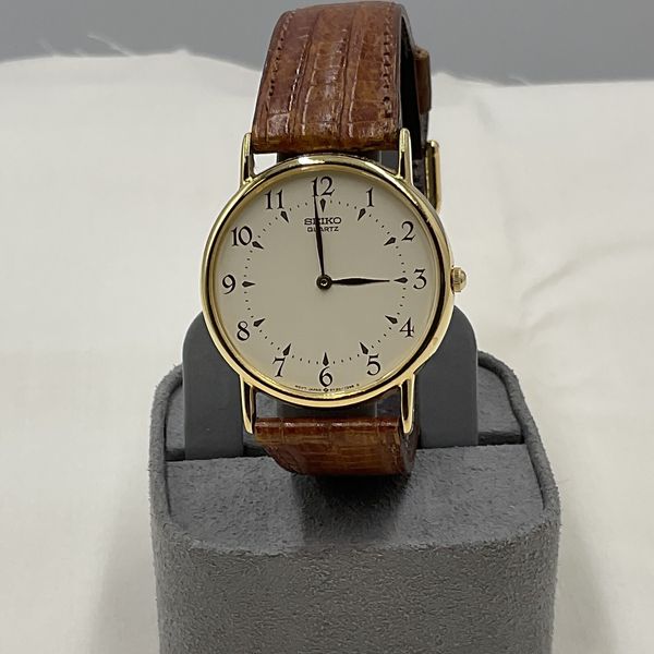SEIKO 5Y30-7009 Vintage Men's Watch Gold Dial-need battery ...