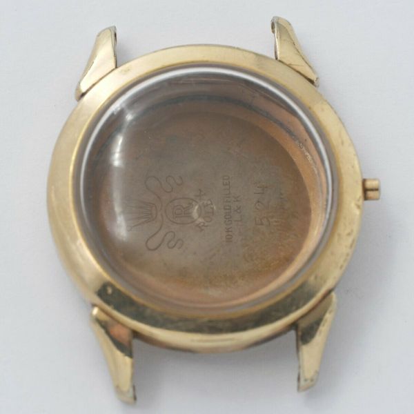 Genuine Rolex Gold Filled Vintage Case Screw Back for Tudor Cal 390 ...