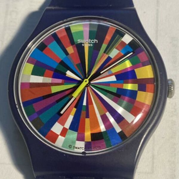 Swatch Swiss colorful mens running watch | WatchCharts