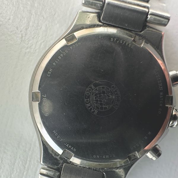 Citizen EcoDrive Silhouette Chronograph Watch H504 MOP Dial Crystal ...