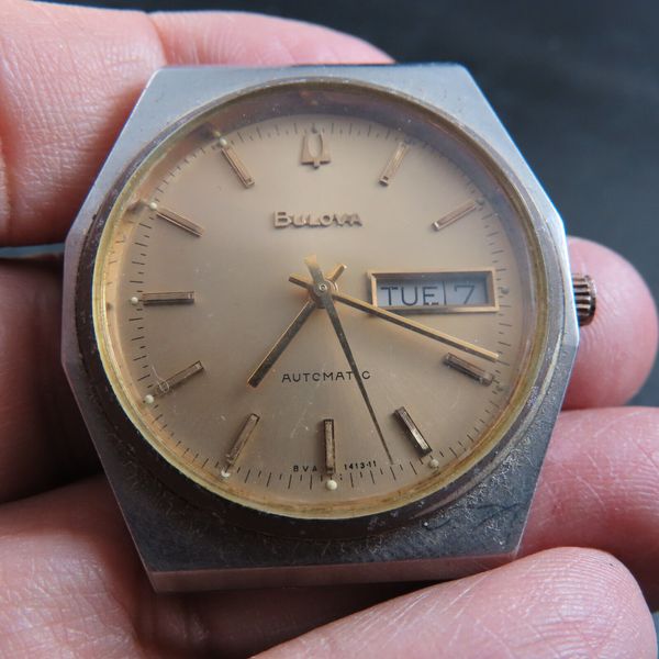 Swiss Made Bulova Daydate Automatic Men Watch | WatchCharts Marketplace