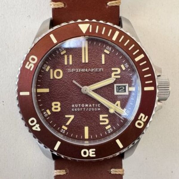 Spinnaker automatic 42mm beautify condition with original box/card/tag ...