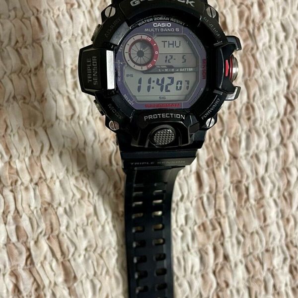Casio Rangeman G-Shock Triple Sensor Atomic GW-9400-1 Men's Watch ...