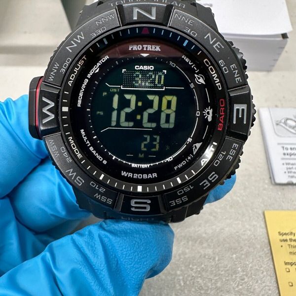 Casio Pro Trek Men's Tough Solar Atomic Time 47mm Watch PRW-3510Y-8CR | WatchCharts Marketplace