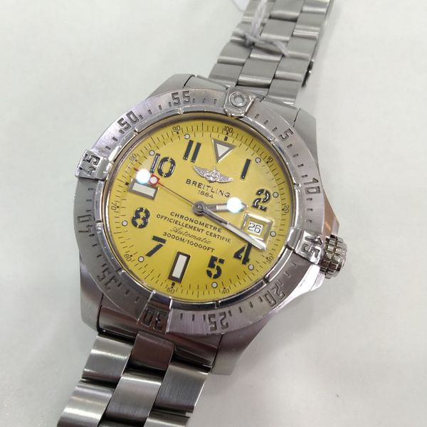 3000M Breitling yellow wolf | WatchCharts Marketplace