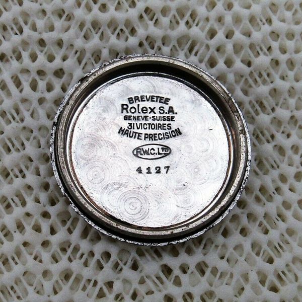 Rolex Swiss 4127 Stainless Steel Back Case, Spare Or Parts | WatchCharts