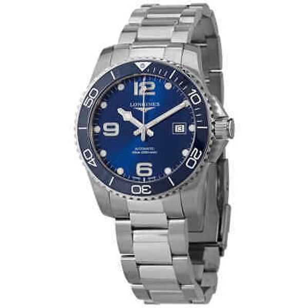 Longines Hydroconquest Automatic Blue Ceramic Bezel 41 mm Men's Watch ...