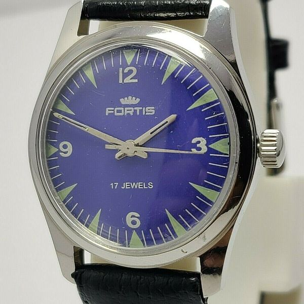 FORTIS Rare Manual Winding 17 Jewels FHF96 Movement Swiss Made Men's ...