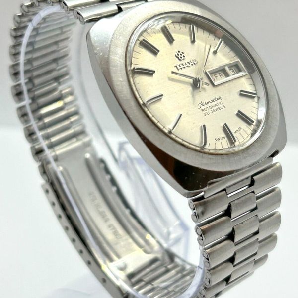 Vintage Titoni Airmaster 25 Jewel Automatic 36MM. FOR PARTS OR REPAIR ...
