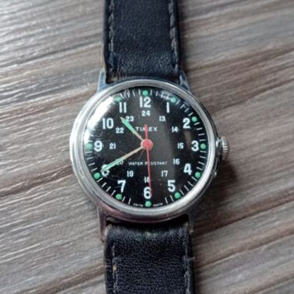 Vintage Timex Sprite Military Style Watch. Running And Keeping Good ...