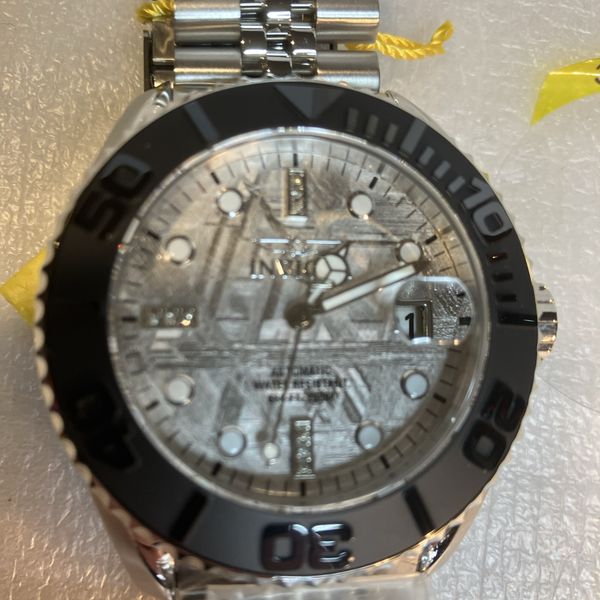 New Invicta Pro Divers Automatic W/Meteorite Dial Diamonds 44mm In Orig ...