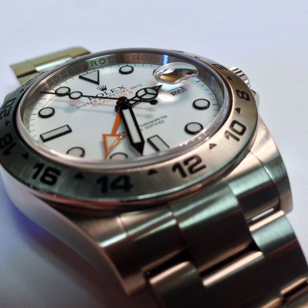 216570 Rolex Explorer II 42mm w/ extra Rubber B strap | WatchCharts ...