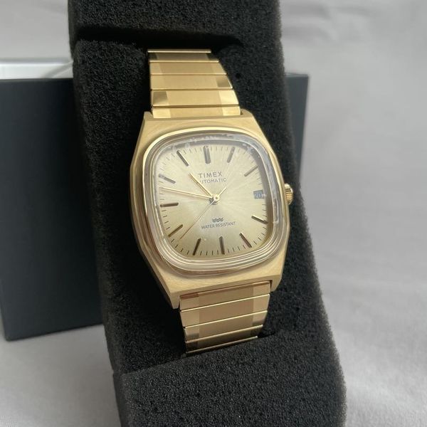 TIMEX Reissue 1983 Automatic Watch Gold 38mm Limited Edition Unworn Box ...