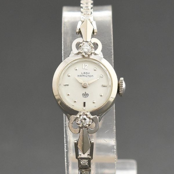 [WTS] 50s Vintage HAMILTON USA 14K Gold/Diamonds Heirloom Watch ...