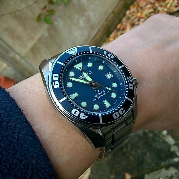 Seiko blue sumo watch SBDC033 | WatchCharts