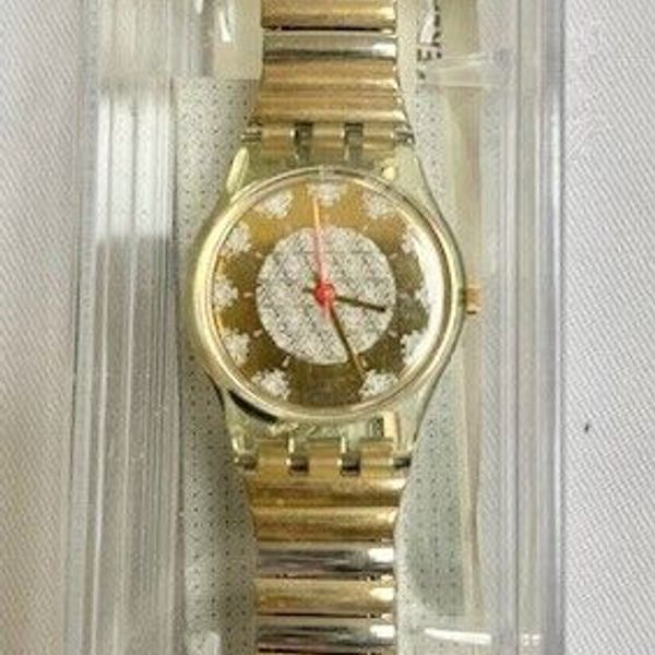 Swatch Lady PERLAGE 1992 - LK 133 - GOLD - Nuovo SWISS New Old Stock ...