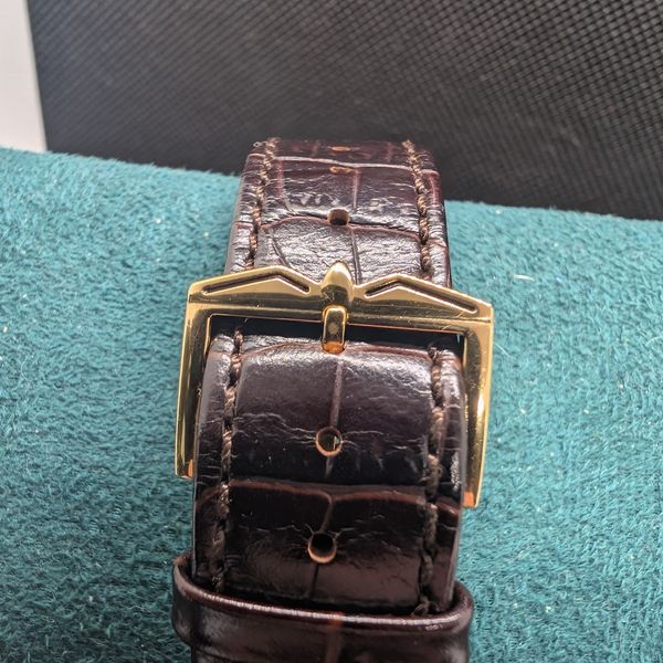 Rotary Men's Automatic Skeleton Gold Leather Strap Watch GS02519/09 ...