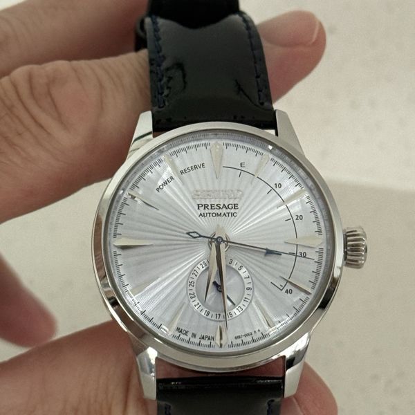 SEIKO PRESAGE COCKTAIL COLLECTION â SKYDIVINGâ POWER RESERVE WATCH ...