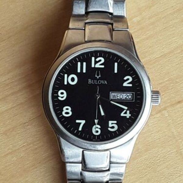 Bulova Wrist Watch Diver 96C20 CHRONOGRAPH Glow lumibrite ANALOG ...