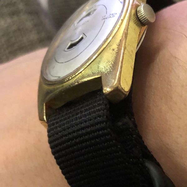 [WTS] Swiss 70’s Jump Hour - hand winding, all black nato | WatchCharts