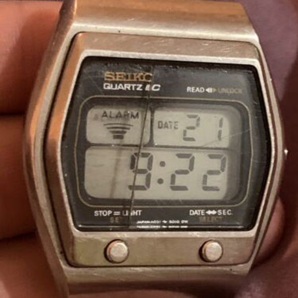 Vintage WORKING Seiko LED, 1977 Model A031 5019, All Original Detached ...