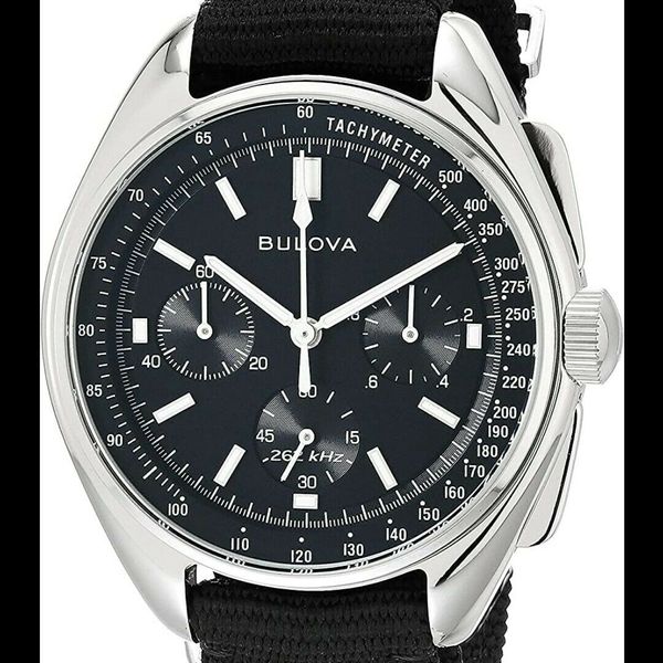 Bulova Lunar Pilot 96A225 Polished Special edition! Brand new ...