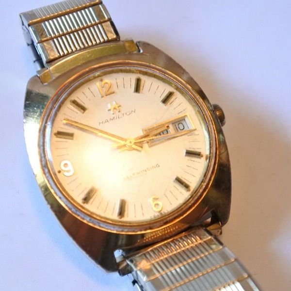 Vintage Hamilton Self-winding Day Date Wrist Watch Model 837 023 - 14 ...