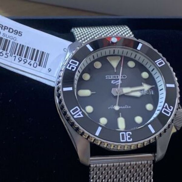 Seiko 5 srpd95 Sapphire Crystal & Ceramic Bezel Insert Vintage style ...
