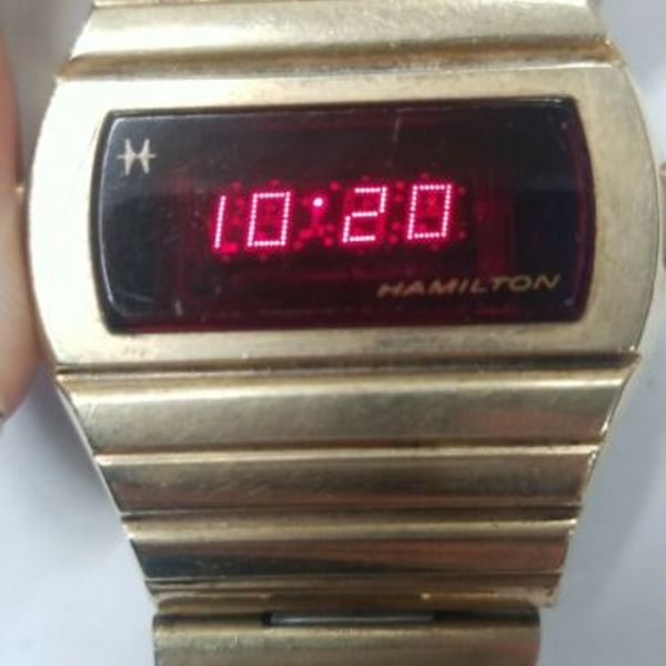 Rare Hamilton LED Mens Wristwatch - Runs - VT388 | WatchCharts Marketplace