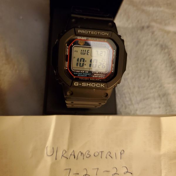 [WTS] Casio G-Shock 5610 "red stripe" | WatchCharts Marketplace