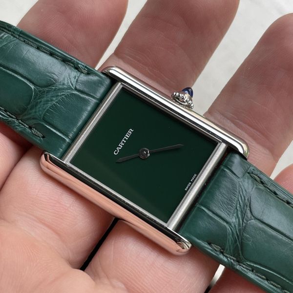 [WTS] Cartier Tank Must Green Dial - Like New | WatchCharts
