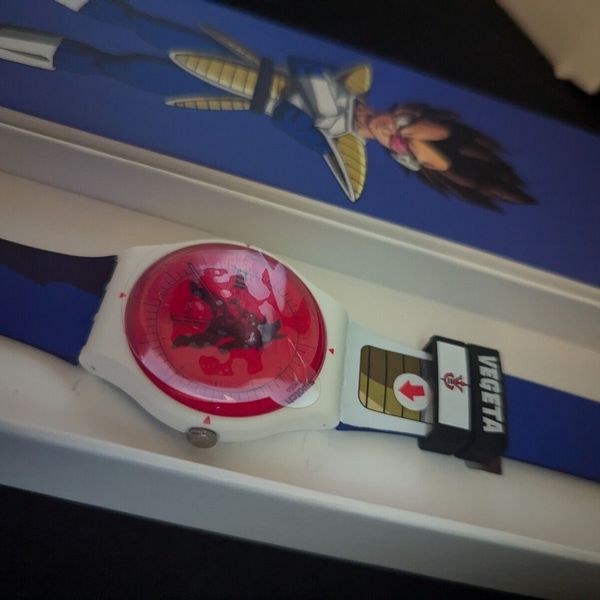 Swatch Vegeta Watch | In Box | Sticker Still On | Dragon Ball Z | Never ...