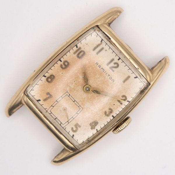 Vintage Hamilton "Dennis" Caliber 980 17-Jewel 10K Gold-Filled ...