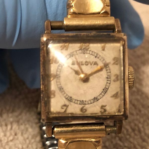 Women's Vintage Bulova Watch - Wind up / Square | WatchCharts Marketplace