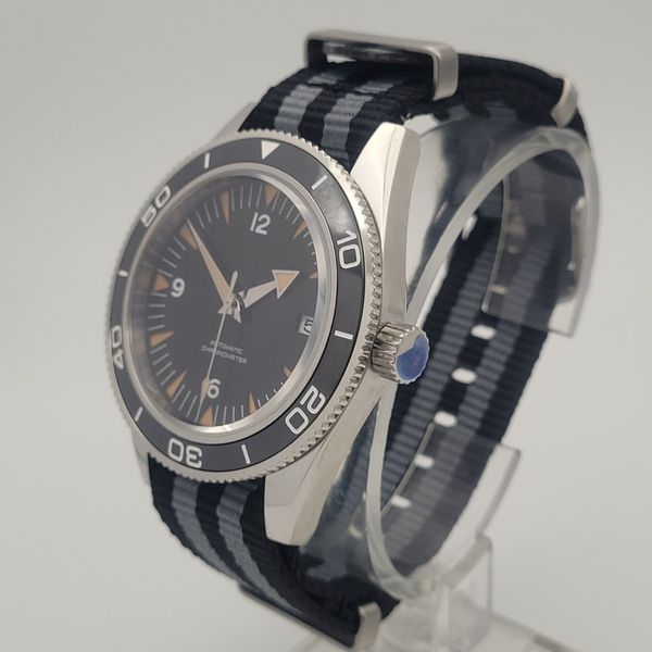 Men's Black 'SPECTRE' Divers Watch NH35 (SEIKO TMI) Automatic Movt 100m ...