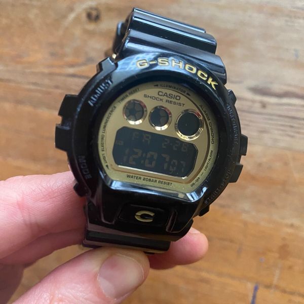 Casio G Shock 3230 DW-6900CB Black & Gold (New Battery) | WatchCharts ...