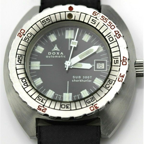Dive - Vintage DOXA by SYNCHRON SUB 300T Sharkhunter – 300M Diver Watch ...