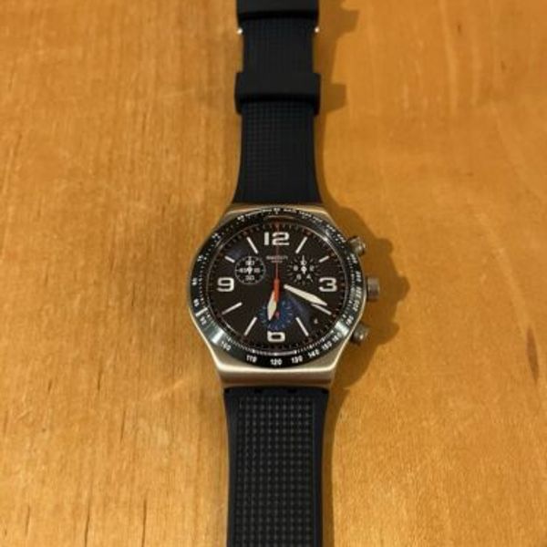 Swatch Grid Chronograph Menâ s Watch | WatchCharts Marketplace
