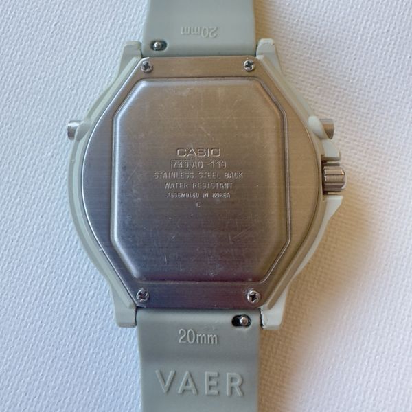 Casio *Mint Vintage Ana-Digi Watch ~ 740 AQ-110 Alarm / Chrono + Vaer ...