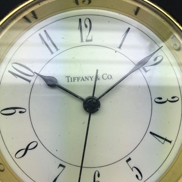 [WTS] For sale genuine Tiffany & CO Desk clock in solid brass. It has ...
